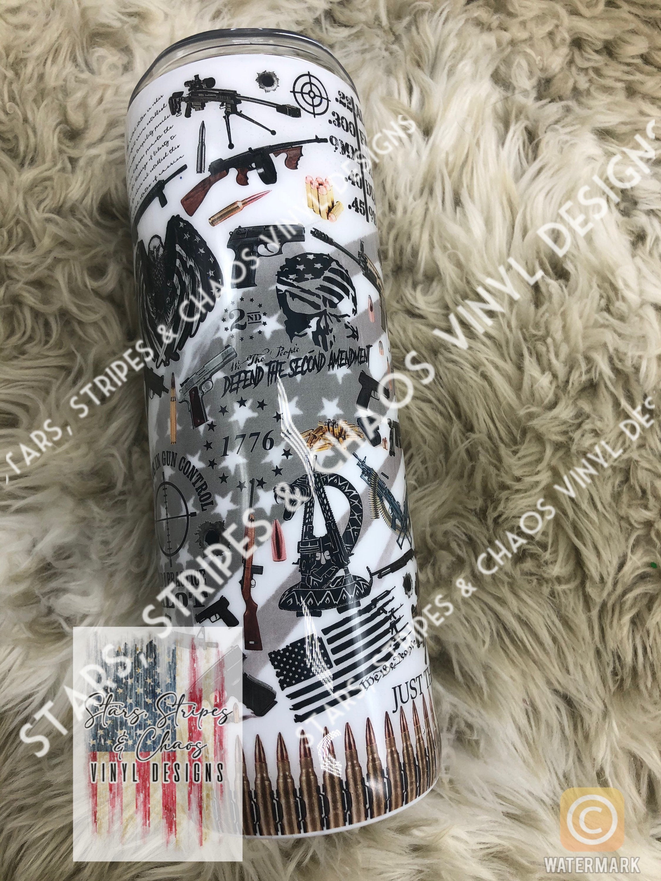 2nd Amendment Collage Tumbler – starsstripeschaos